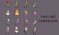 Create 8bit 16 Bit Pixel Art Character Sprite Rpg Sprite Sprite Sheet