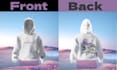 Make realistic 3d clothing mockup back and front images by Vybhav3d ...