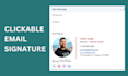 Make clickable html email signatures for gmail, outlook, etc with social media by Marketing_xyz ...