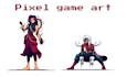 Create pixel art, 8bit, 16 bit, 32 bit pixel game character, sprite ...