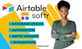 Setup airtable, airtable database,softr webapp design softr, airtable automation by Shawn_del ...