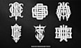 Design a custom hand drawn initial letter monogram logo by ...