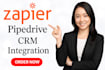 Integrate your pipedrive crm with zapier or make com by Usmankabir2006 | Fiverr