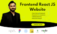 Do react front end website, react website by Alvy_khan | Fiverr