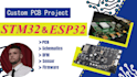 Concevoir pcb pour stm32, esp32, interfaces sans fil, capteurs