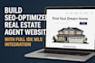 Build ai seo optimized real estate agent website with full idx, mls ...