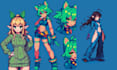 Create custom pixel art characters, animation sprite sheets, game ...