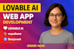 lovable ai deepseek vercel supabase web app, saas app lovable dev replit bauen