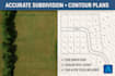 Design land survey subdivision plan and elevation contours map by ...