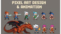 Create nsfw pixel art character animation sprite sheet pixel game art 8 ...