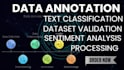 Provide nlp data annotation, text labeling and dataset preparation for ...