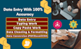 Do fast data entry, excel spreadsheet, data clean,copy paste tasks by ...
