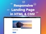 Design a responsive and modern html css landing page by Tanbir720 | Fiverr
