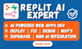 Replit ai deploy replit app debugging base44 lovable ai supabase replit esperto