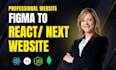 Convertir figma a react figma a next js figma a tailwind css