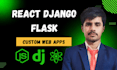 Build react flask web app in react flask django by Mh_tech11 | Fiverr