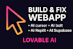 Construire corriger webapp adorable ai curseur ai bolt nouveau ai ...