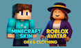 Create custom minecraft skins, roblox avatars, roblox gfx art, roblox ...