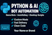 Créer des bots ai en python, script autohotkey et script d'automatisation