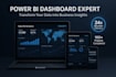 Create your power bi dashboard by Jaleelahmad7860 | Fiverr