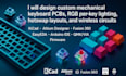 Design custom mechanical keyboard pcbs, rgb per key lighting, hotswap ...
