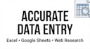 Do accurate data entry and web research in excel or google sheets by ...