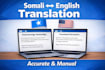 Translate english to somali by Nighttaskpro | Fiverr