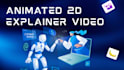 Create animated 2d explainer video with vyond, powtoon by Donald80mark ...