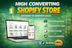 Build shopify store design, shopify dropshipping store, shopify website ...