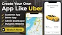 Develop uber clone app, ride sharing app, taxi booking app parcel ...