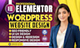 Design a professional wordpress website using elementor pro by Muskan ...