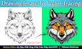 Do vector tracing drawing to vector image and logo within 3h by Alfin ...