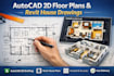Do autocad 2d floor plans, drafting, and revit house plan drawings ...