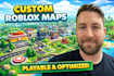 Build a custom roblox map in roblox studio as a professional map ...