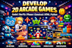 Develop 2d arcade game using godot, renpy, phaser, construct, html ...
