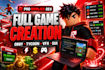 Create a roblox game obby tycoon vfx, gui, map scripter full game ...