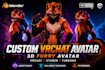 Do vrchat, 3d vrchat avatar, furry avatar, fursona vrc furry avatar vr ...