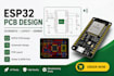 Conception de pcb esp32, schéma, circuit iot et disposition pcb dans ...