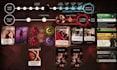 Dunkle fantasy-tarotkarten, brettspiel-ui und rpg-charakterbretter ...