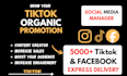 Grow and promote tiktok account follower organically by Ryan_green11 ...