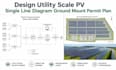 Design utility scale solar pv single line diagram ground mount permit ...