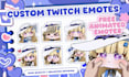 Draw custom chibi emotes, pet emotes for twitch discord and kick in ...