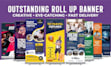 Design a creative roll up banner, pull up banner by Designsali | Fiverr