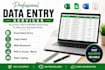Do accurate data entry, excel, copy paste, and web research by ...
