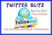 Promote authors by tweeting your book to over 20k plus extra publicity ...
