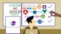 Design website, html, css, javascript jquery, bootstrap, angular, react ...