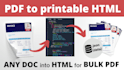 Convert pdf to html by Symon123 | Fiverr