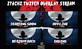 Design itachi twitch overlays stream by Lmehede | Fiverr