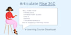 Make interactive elearning course using articulate rise 360 by Samadshuhel | Fiverr