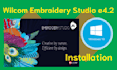Instalar wilcom bordado estudio e4 2 en windows 7 8 10 11